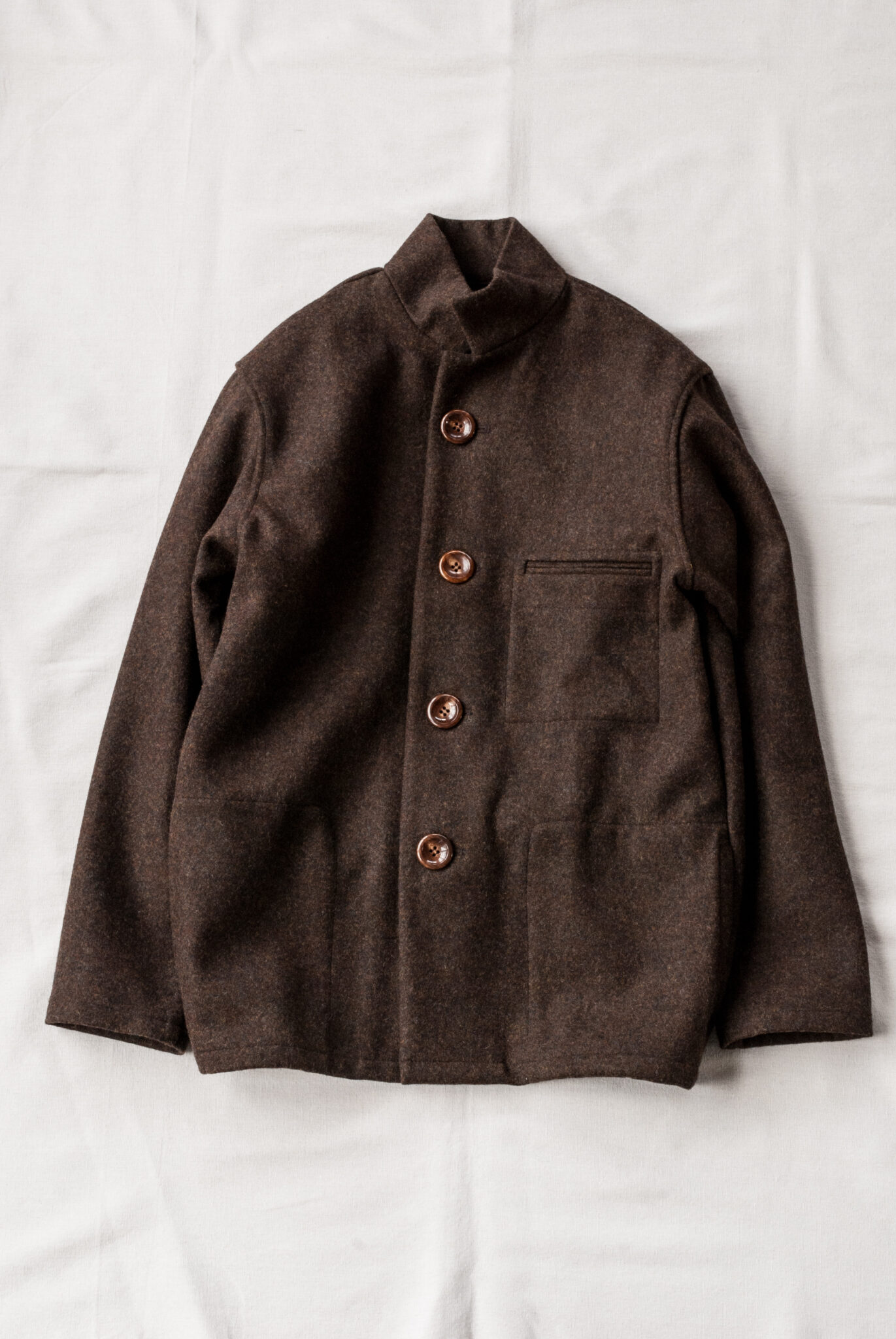Frank Leder Thick Vintage Loden Wool Jacket | kado〔カド オノミチ〕