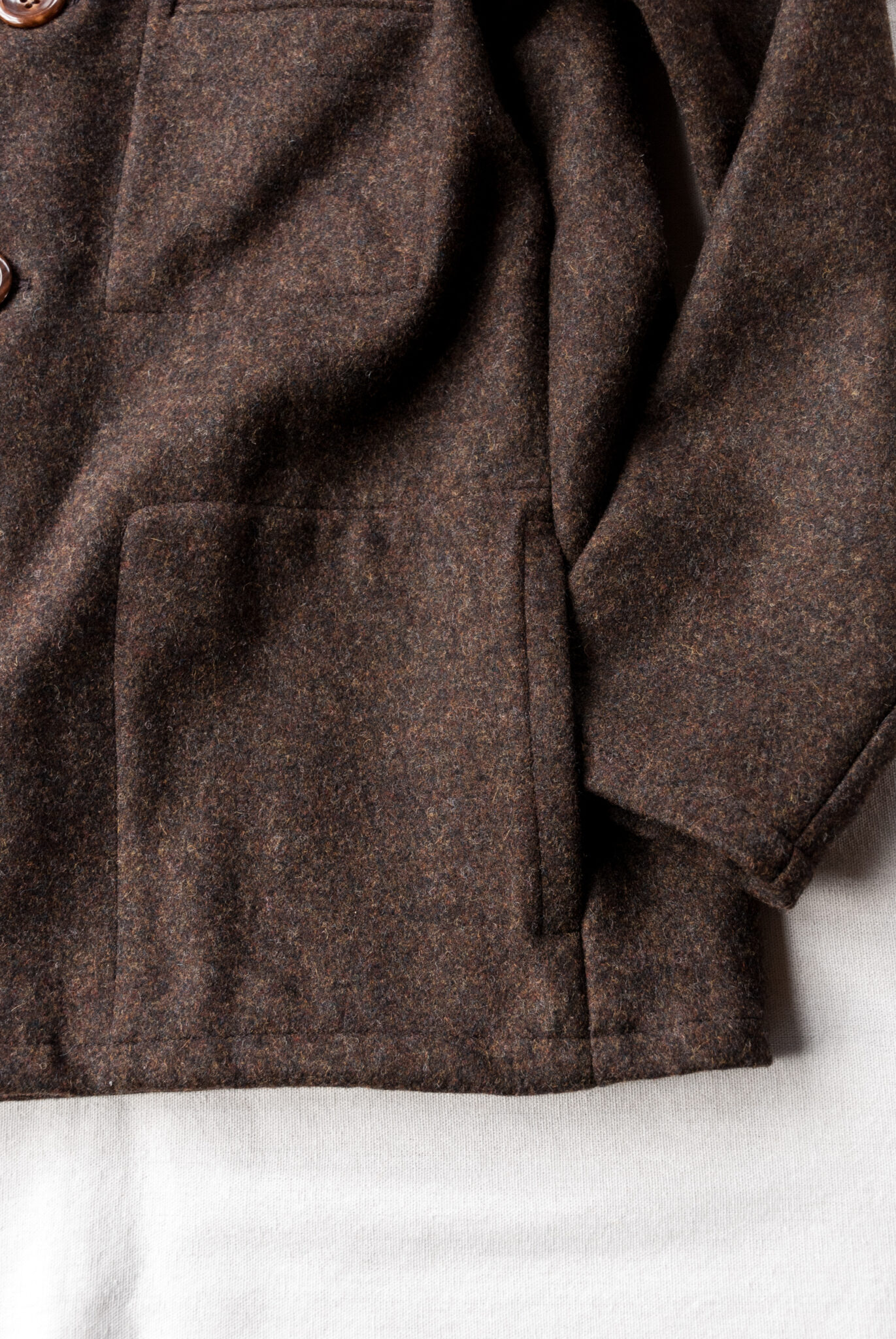 Frank Leder Thick Vintage Loden Wool Jacket | kado〔カド オノミチ〕