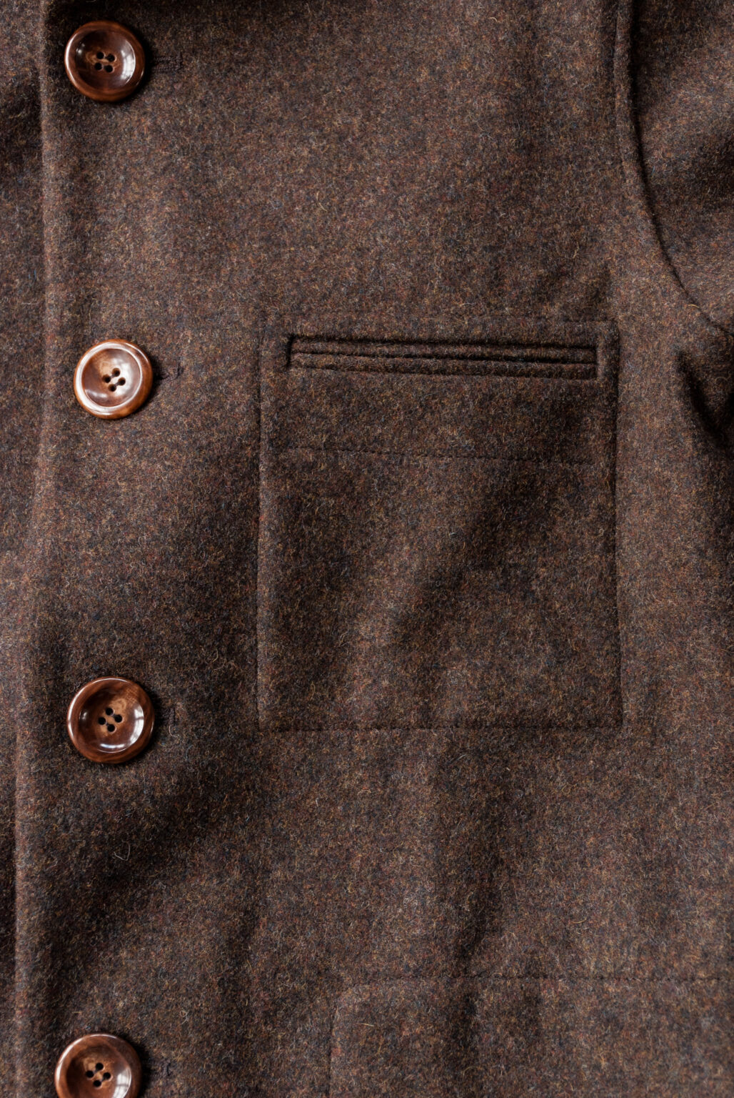 Frank Leder Thick Vintage Loden Wool Jacket | kado〔カド オノミチ〕