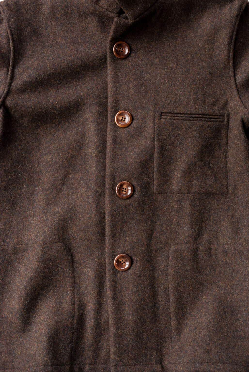 Frank Leder Thick Vintage Loden Wool Jacket | kado〔カド オノミチ〕