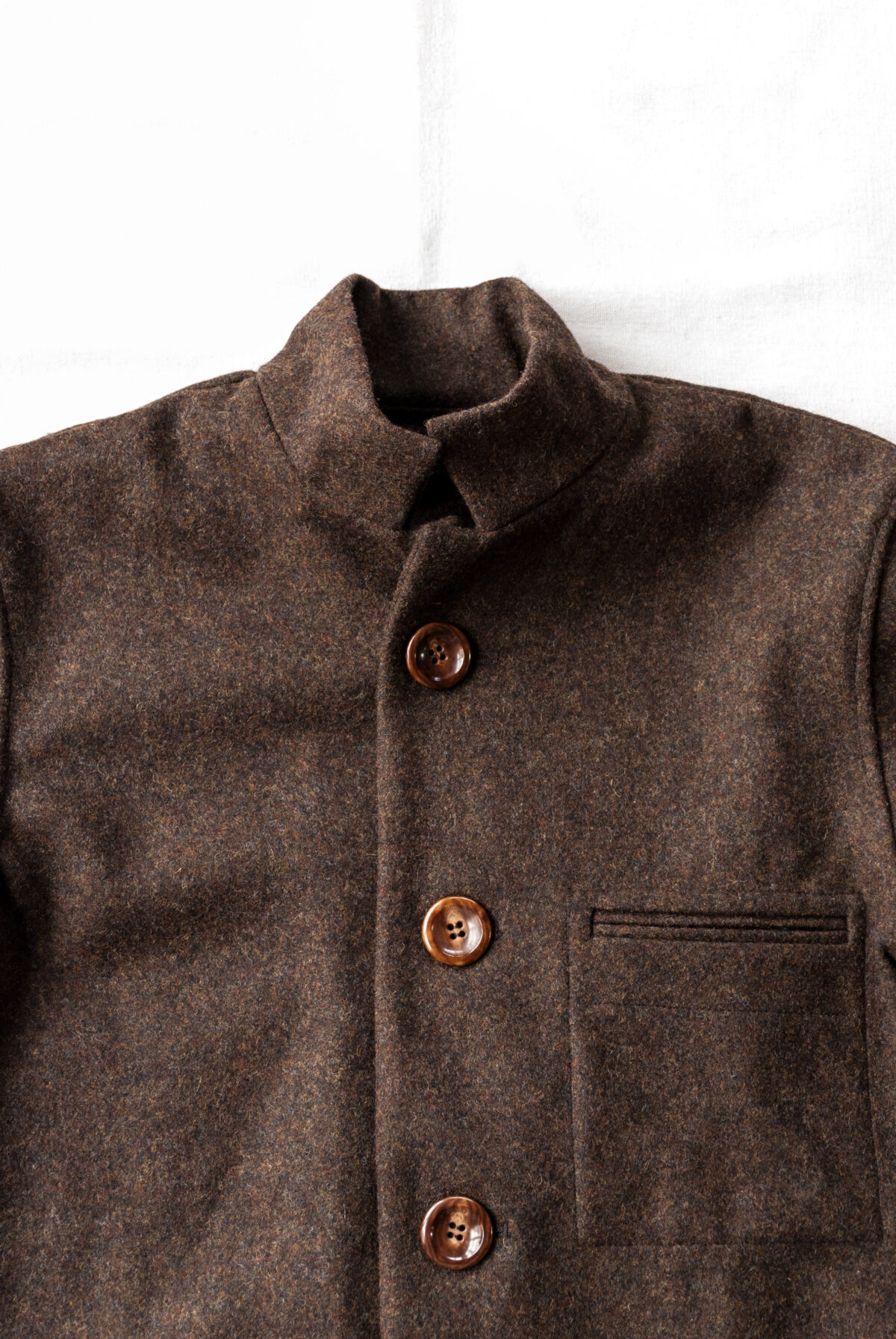 Frank Leder Thick Vintage Loden Wool Jacket | kado〔カド オノミチ〕